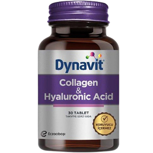 Dynavit Collagen Hyaluronic Acid 30 Tablet Kolajen ve Hyaluronik Asit ...