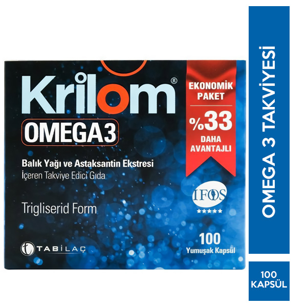 Krilom Omega 3 100 Kapsül | Nar Ecza